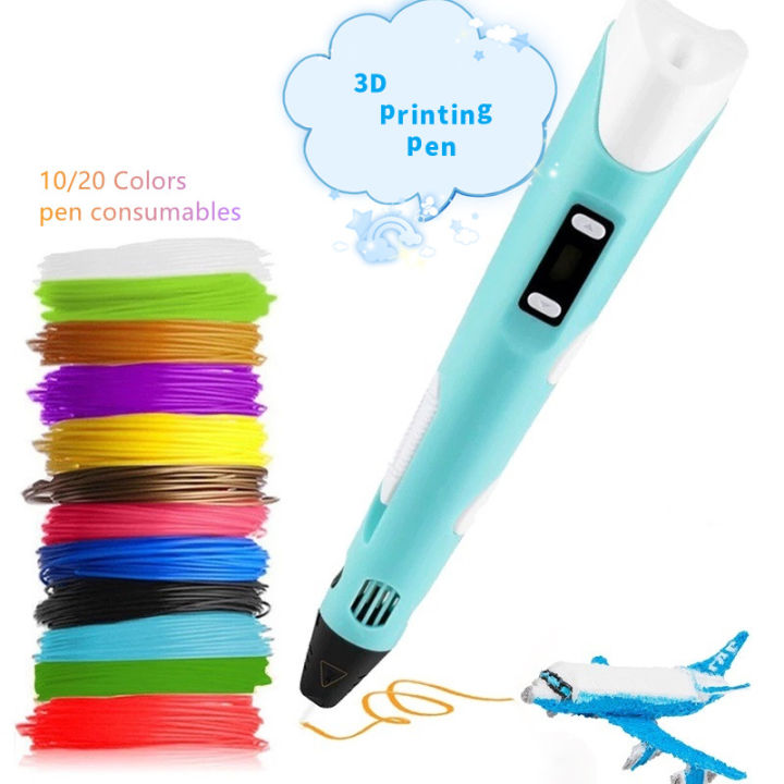3D Printing Pen LED Display Creative Toy For Kids/Adults Creative ...