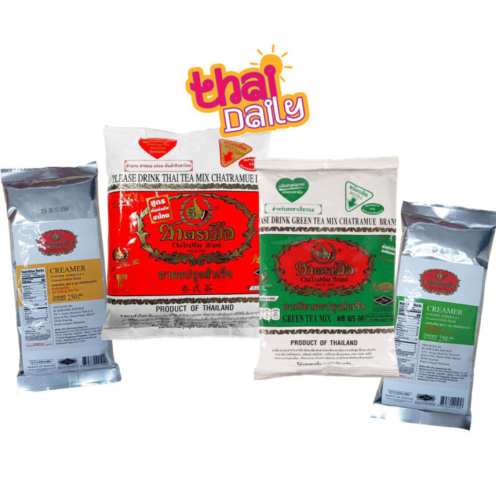 Thai Daily Thai Tea Mix Cha Tra Mue Tea Powder ChaTraMue 200g-400g Red ...