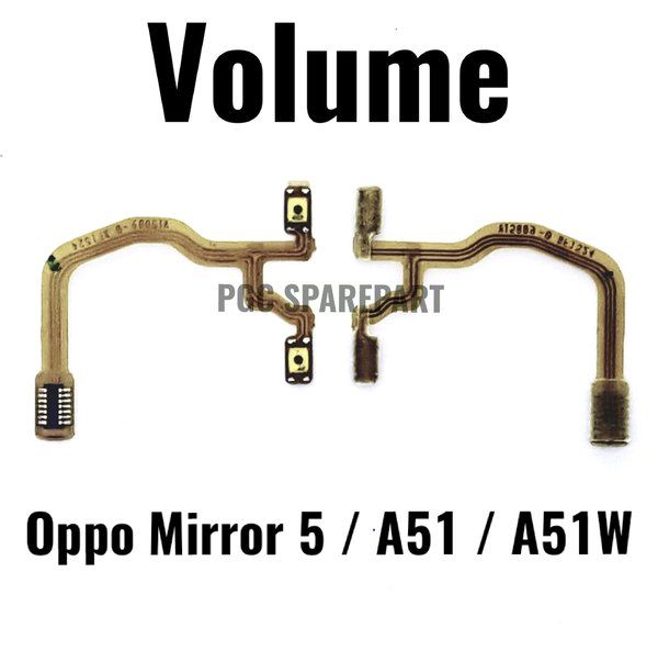 Original Flexible Connector Volume Oppo Mirror 5 - A51 A51W ready ...