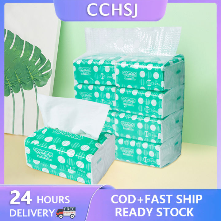 Ready stock 】 4ply 76sheets Native wood pulp tissue Inter-Folded Facial ...