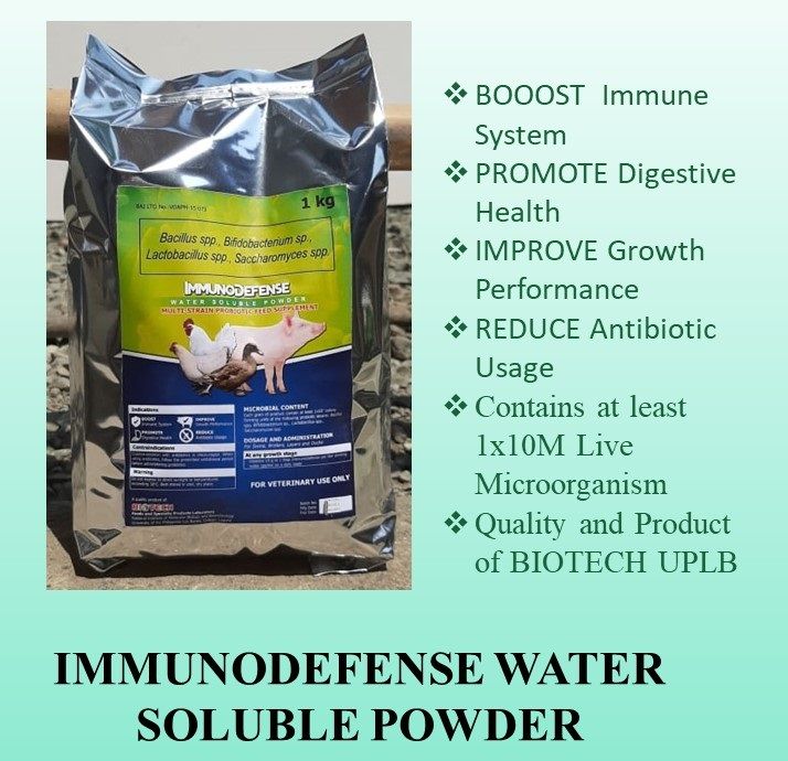 PROBIOTICS FEED SUPPLEMENT - MULTI-STRAIN (IMMUNODEFENSE WATER SOLUBLE ...