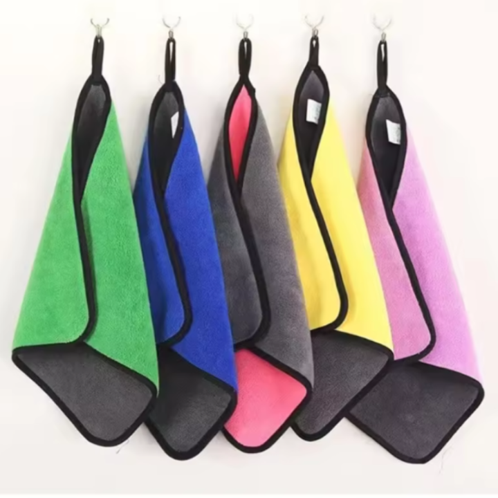 Kain Lap Microfiber Mobil Motor Meja Kaca Handuk Cuci Tangan Dapur ...