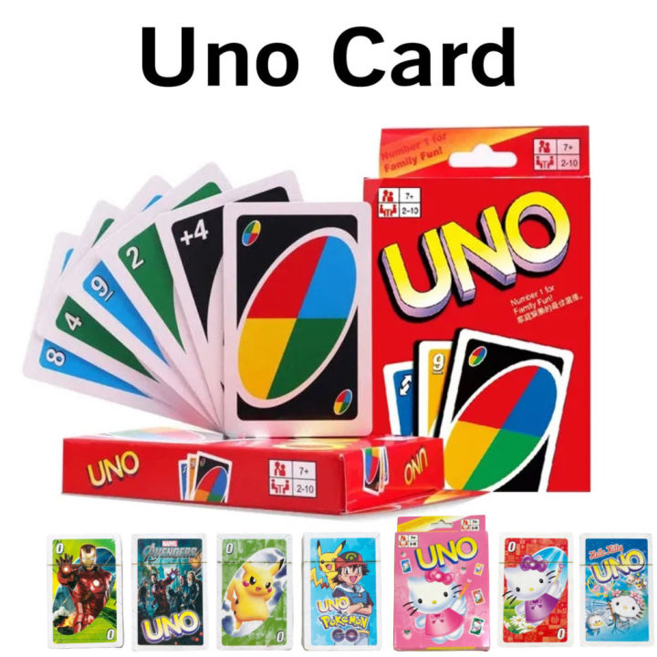 UNO Card Family Playing Card / Party Playing Card / Card Game / WILD ...