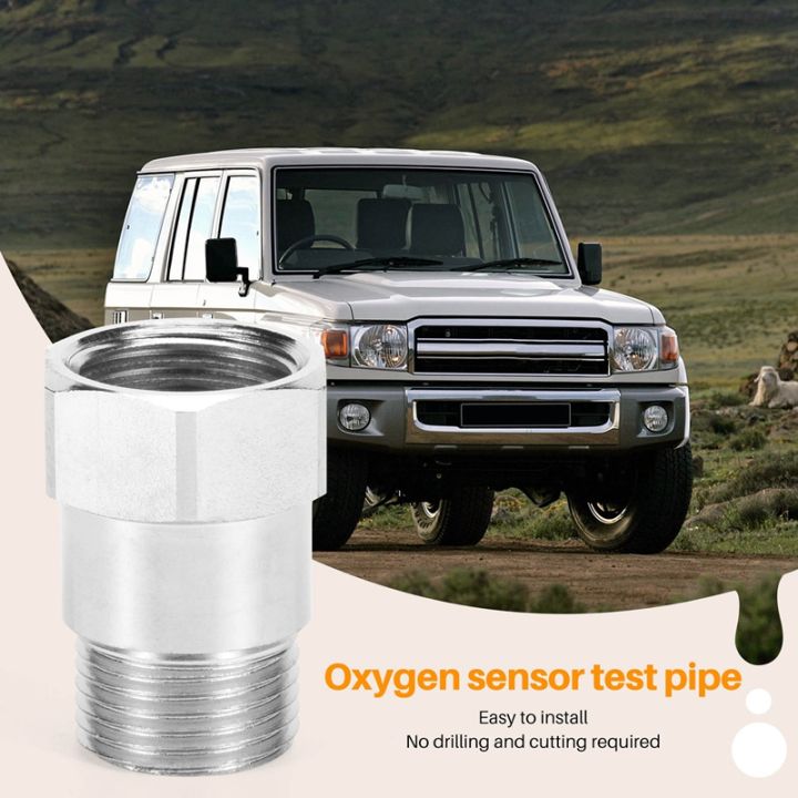 O2 oxygen sensor test pipe extension extender adapter spacer X 1.5 (1 ...