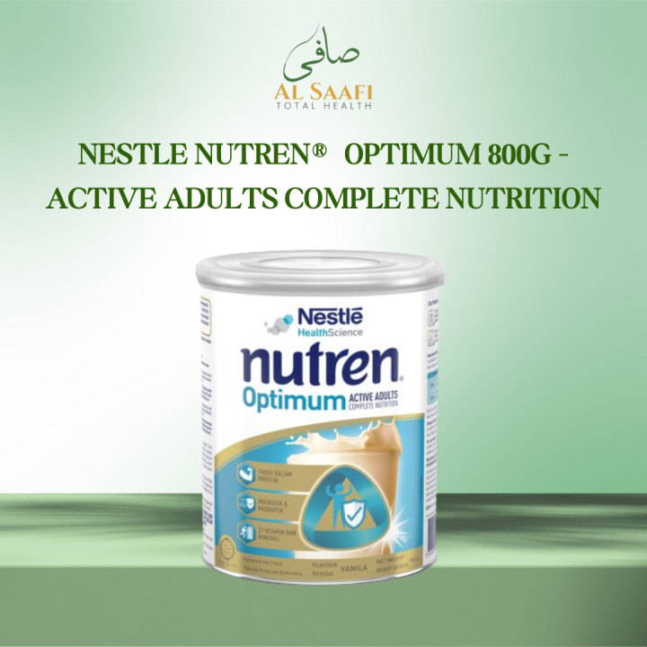 Nestle NUTREN® Optimum 800g - Active Adults Complete Nutrition | Lazada