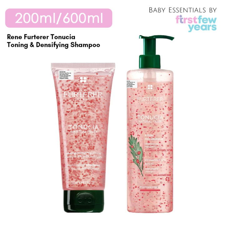 Rene Furterer Tonucia Natural Filler Replumping Shampoo 600ml / 200ml ...