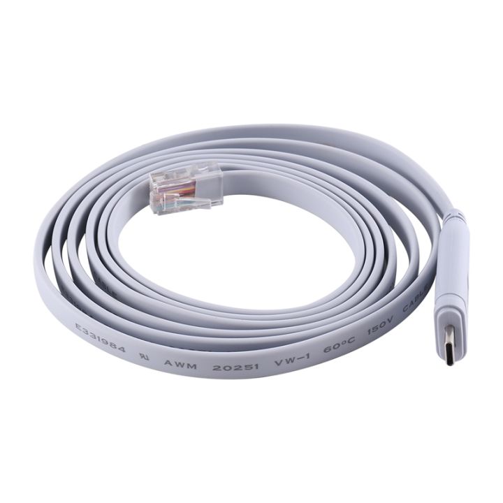 USB TO Type C Console Configuration Cable Type C to RJ45 Serial Router ...