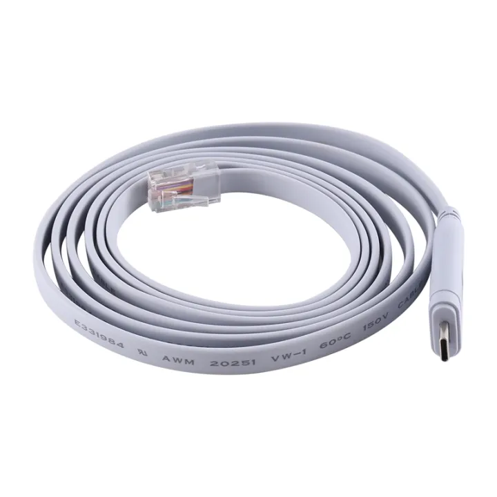 USB TO Type C Console Configuration Cable Type C to RJ45 Serial Router ...