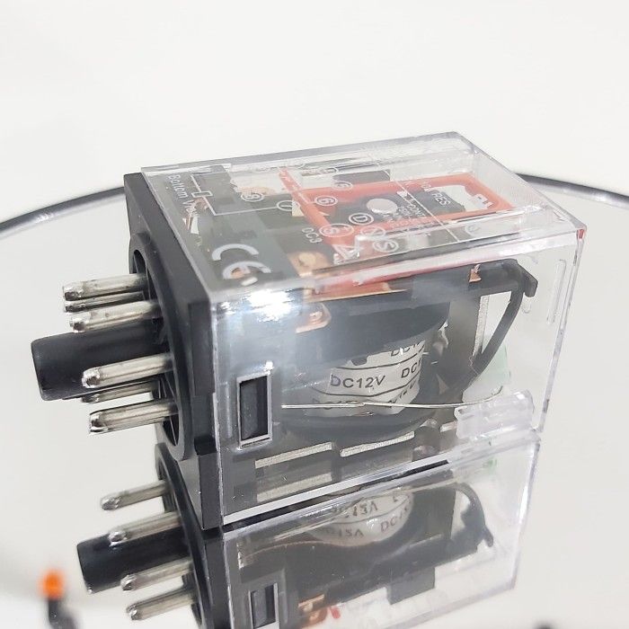 RELAY RELLAY OMRON MK2P-N AC 220V / MK2P-N DC12V / MK2P-N DC24V 8 KAKI - DC12V | Lazada Indonesia