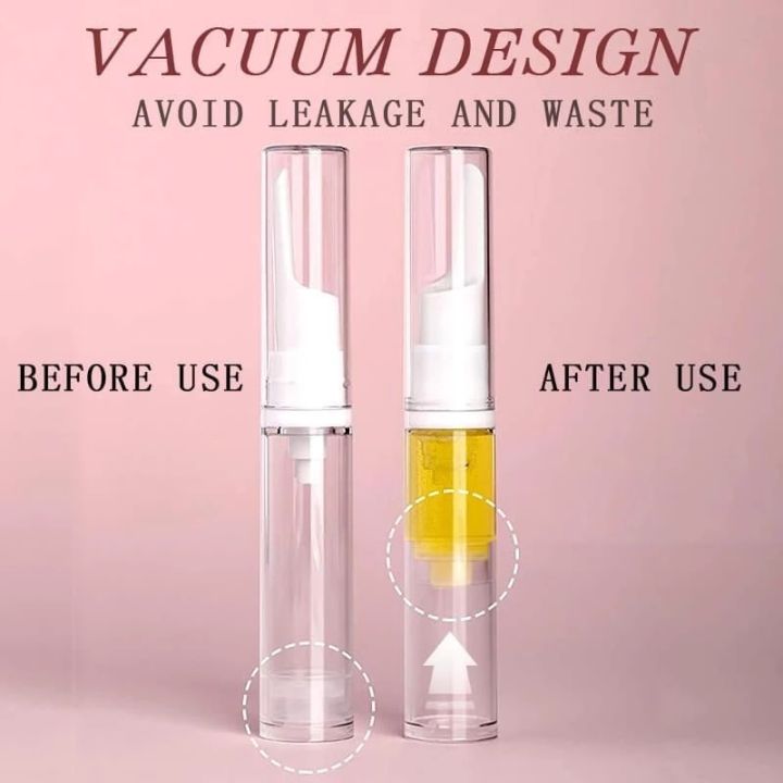 Portable Travel Bottle Clear Foundation Dispenser Bottle Essence Sample ...