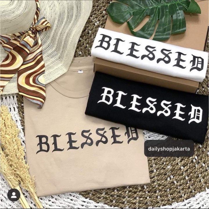 BLESSED Aesthetic Statement Shirt/Tshirts Unisex Minimalist Tees ...