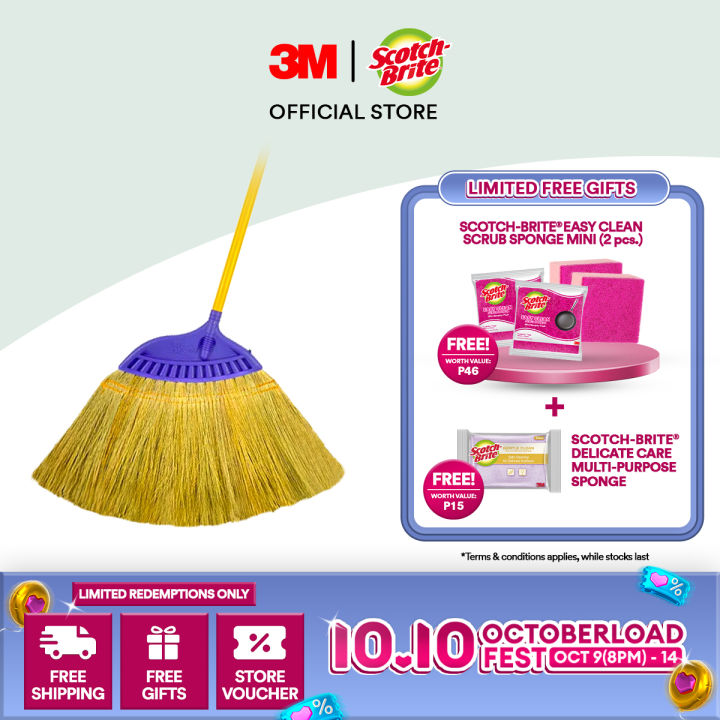 3M™ Scotch Brite® Walis Tibay, Lightweight, 1 pc/pack, For sweeping ...