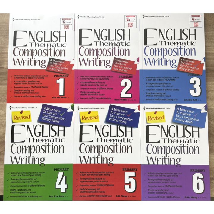 English Thematic Composition Writing (Primary 1 to 6 - SOLD PER PIECE ...