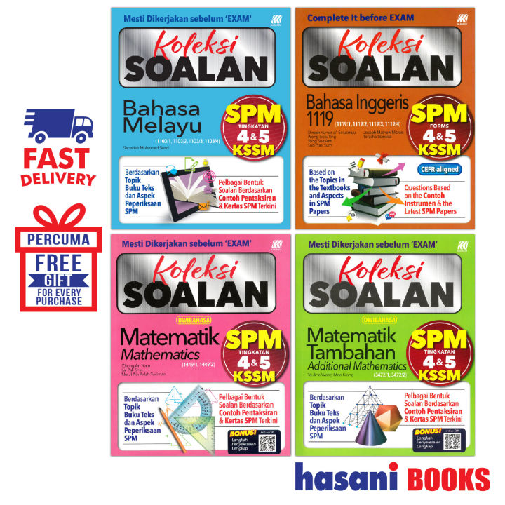 Hasani Sasbadi Buku Latihan Koleksi Soalan SPM Tingkatan 4 5 KSSM | Lazada Hasani Sasbadi Buku Latihan Koleksi Soalan SPM Tingkatan 4 5 KSSM | Lazada