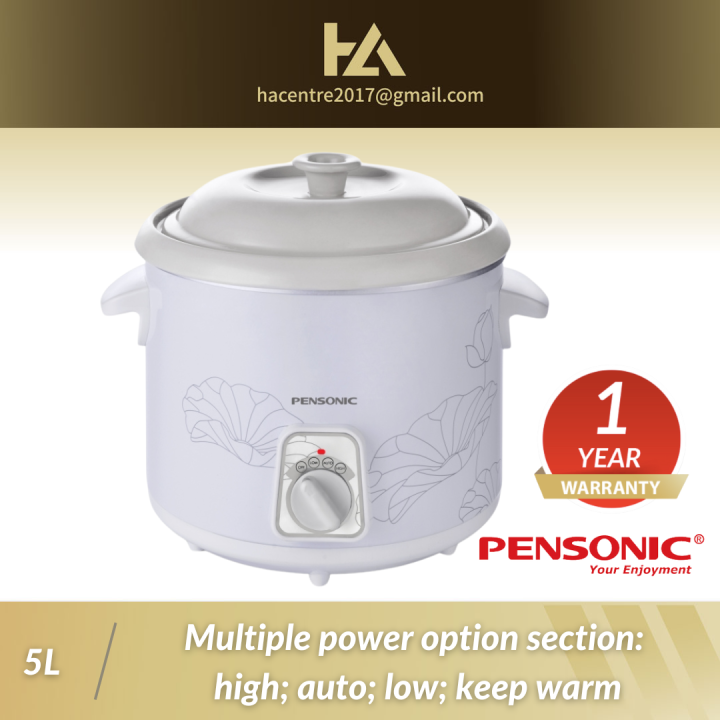 Pensonic 5.0L Slow Cooker PSC501 | Lazada