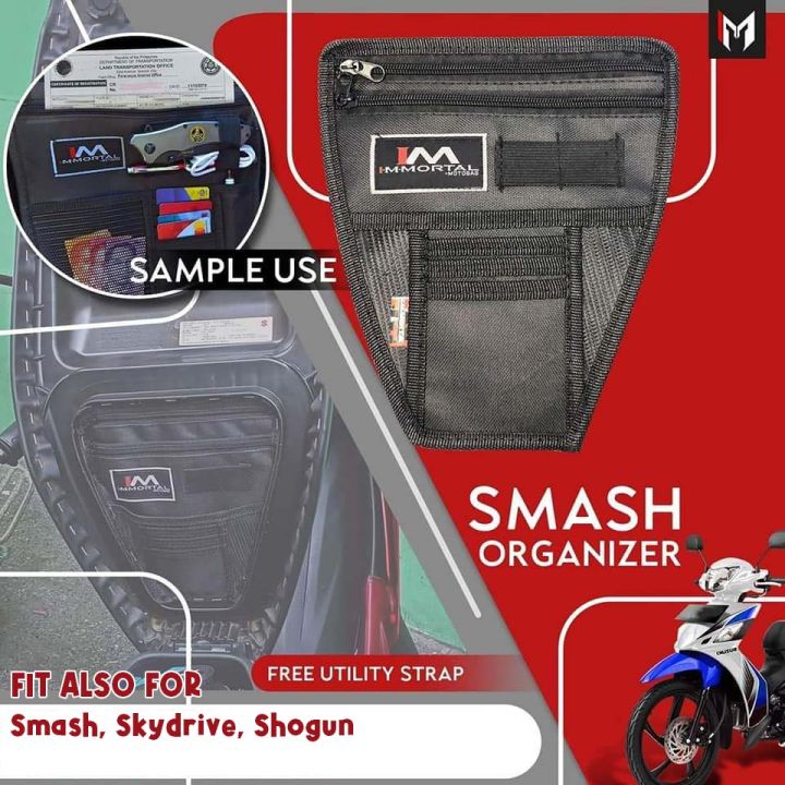 Suzuki Smash Motorcycle Underseat Organizer by Immortal Motobag | Lazada PH