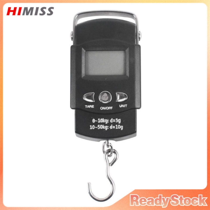 HIMISS Portable Fishing Weight Scale, 110lb/50kg Lightweight Scales ...