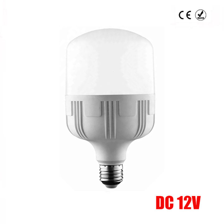12V DC E27 LED Bulb 3W 6W 9W 12W 15W 18W 24W 36W 50W Lampada 12 Volt ...