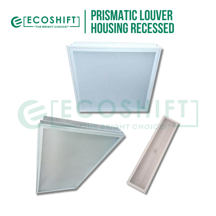Ecoshift Industrial Prismatic Louver Recessed Type Panel Light | Lazada PH