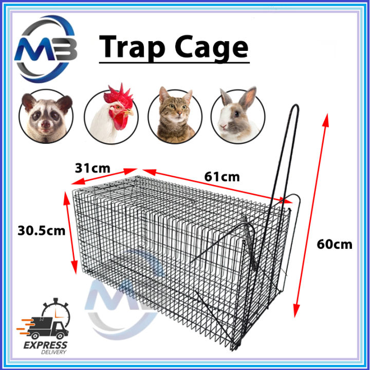 Heavy Duty Big Cage/ Perangkap Musang / Monkey Fox Squirrel Cat Trap ...