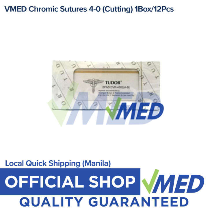 VMED Chromic Sutures 4-0 (Cutting) 1Box/12Pcs | Lazada PH