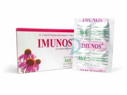 IMUNOS TAB (per Strip/4 tablet) | Lazada Indonesia