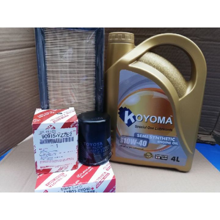 TOYOTA VIOS NCP150 2014year, AVANZA 2015year, SIENTA OIL FILTER + AIR ...