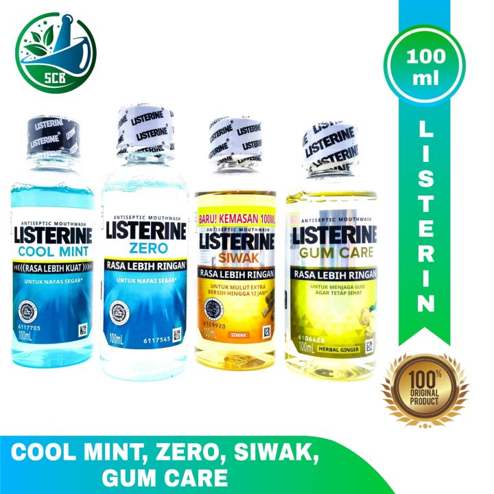 Listerine Antiseptic Mouthwash 100mL - Listerin | Lazada Indonesia
