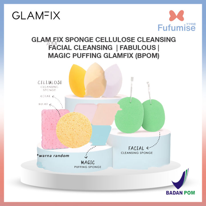 GLAM FIX Sponge Cellulose Cleansing | Facial Cleansing | Fabulous ...