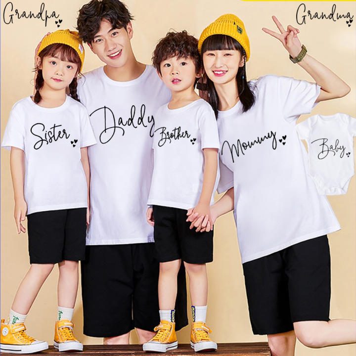 Family Matching Clothes Summer Daddy Mommy Brother Sister Baby Printed ...