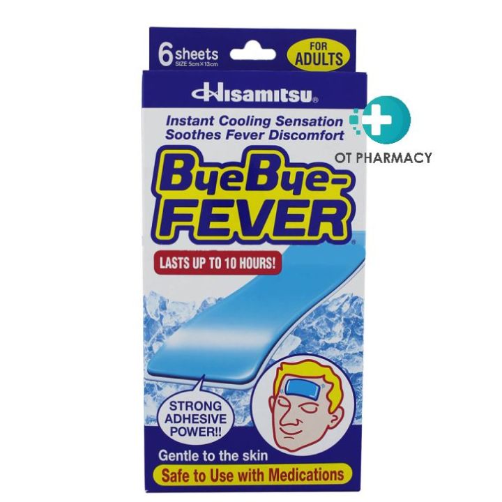 Hisamitsu ByeBye-Fever Gel Sheet Adults 6's | Lazada