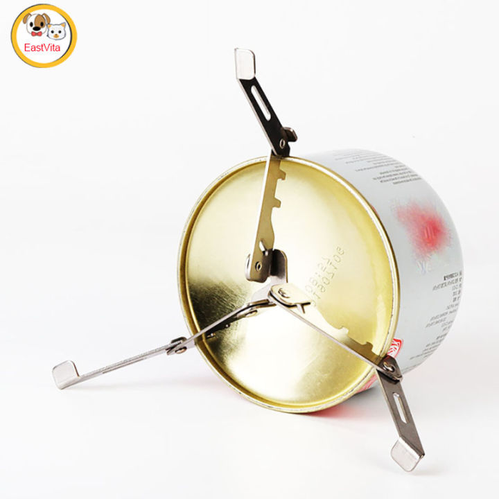Universal Gas Canister Stand Foldable Metal Tank Stove Base Holder ...
