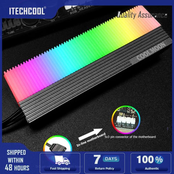 【Original】3Pcs CM-M2A M.2 SSD Heatsink Cooler 2280 ARGB Solid State ...