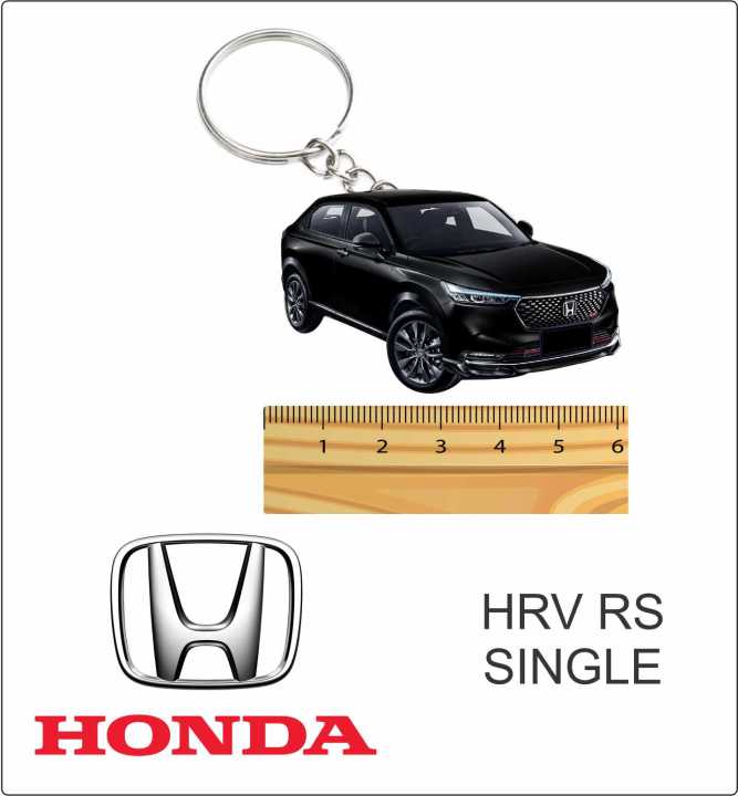 honda hrv ruse black keyhain 2d hr-v 2023 | Lazada
