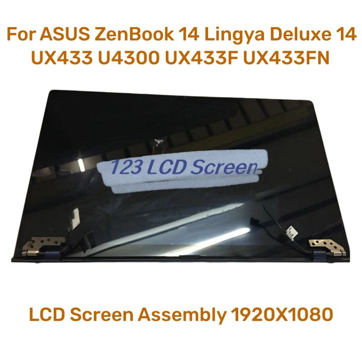 ของแท้ใหม่สำหรับเอซุส Zenbook 14 UX433 UX433F U4300 UX433FN แอลซีดีจอ ...