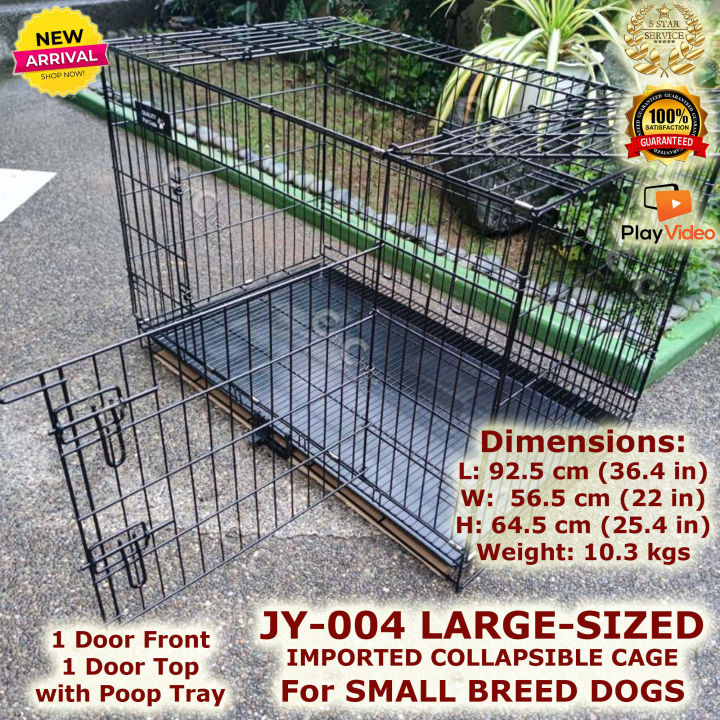 JY-004 (ZERO FOUR)LARGE-Sized 2-Doors Imported Collapsible Cage For Dog ...