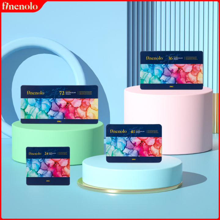 Finenolo by Deli Color Pencil Set 24/36/48/72 Colors Drawing Pencil ...