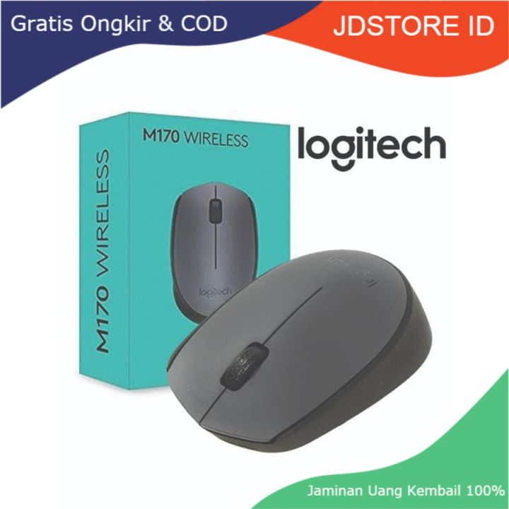 MOUSE WIRELESS LOGITECH M170 ORIGINAL RESMI / MOUSE LOGITECH WIRELESS ...