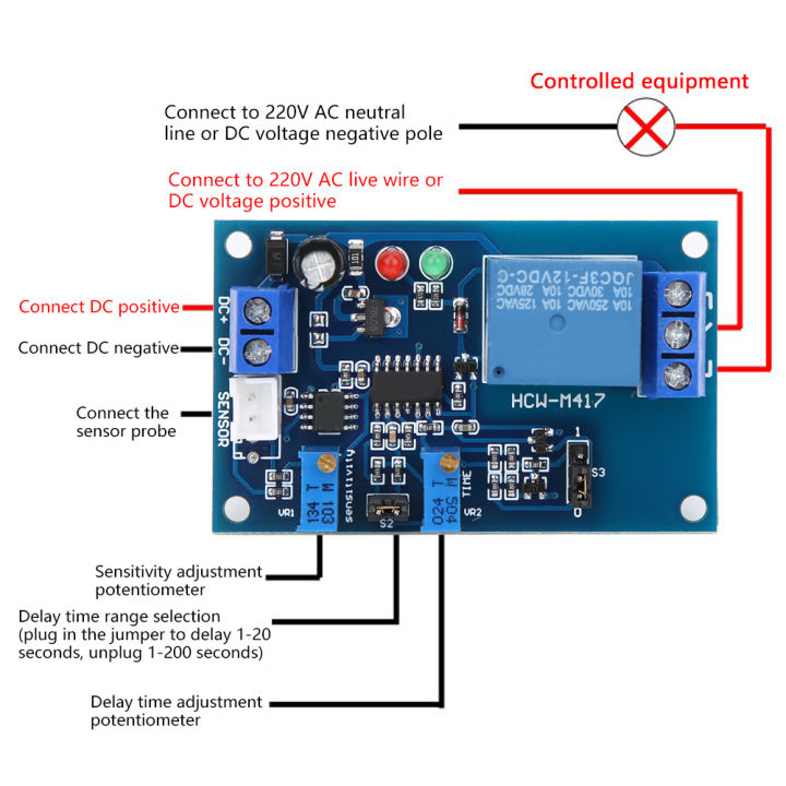 Light Detect Sensor Photoresistor Relay Module Brightness Sensor Relay ...
