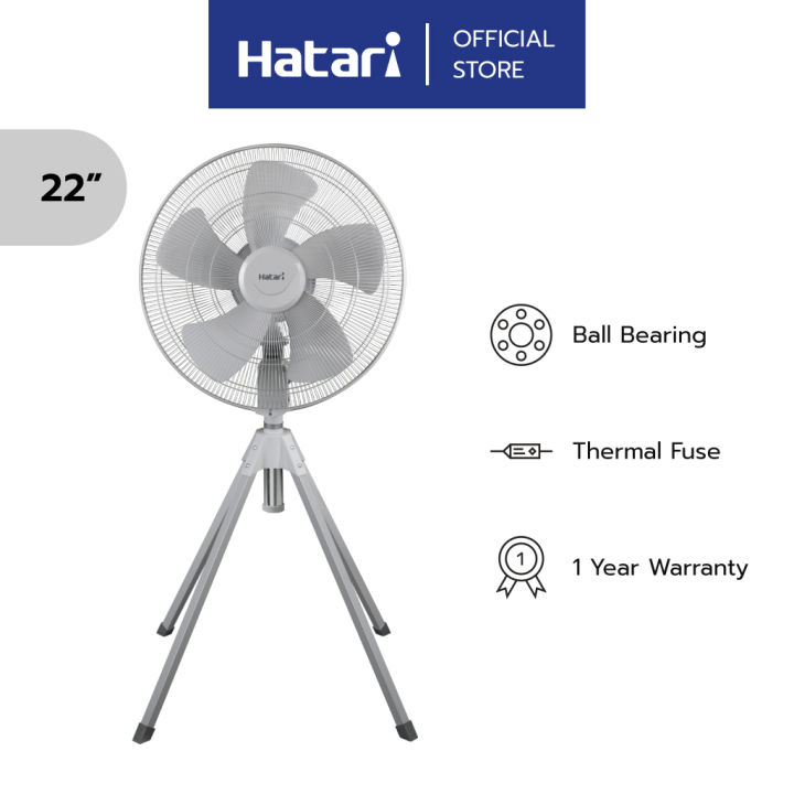 HATARI Industrial Fan Quadropod Type IQ22M1 (22”) | Lazada
