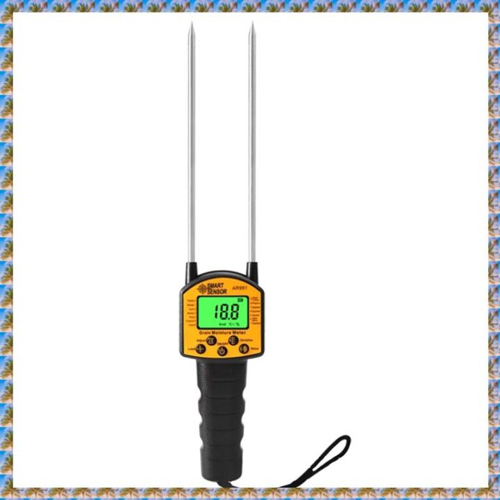 (BXGO) AR991 Grain Moisture Meter Digital Analyzer Corn/Wheat Rice Bean ...