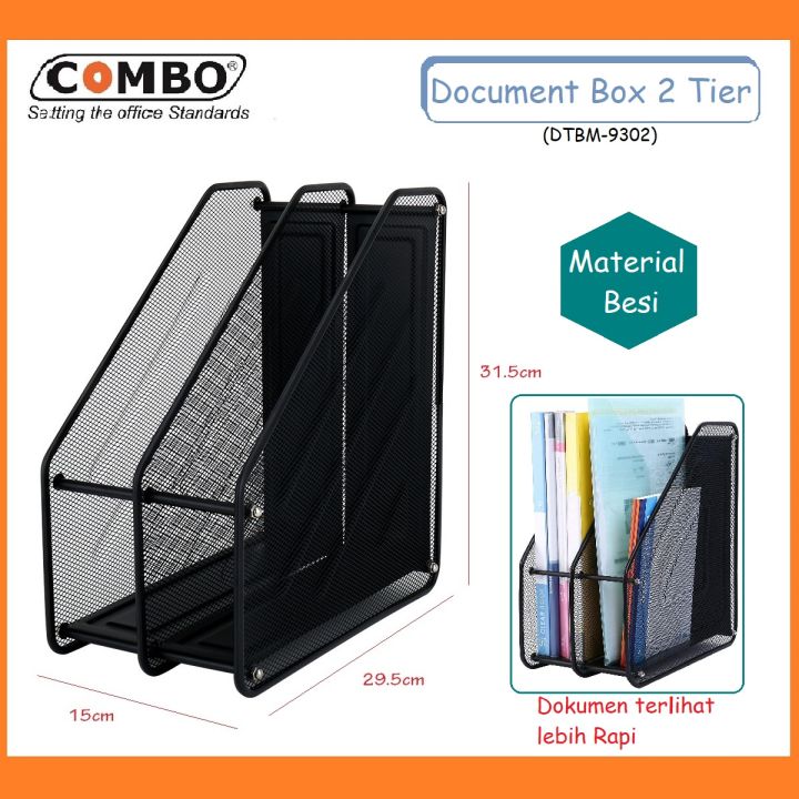 Rak Box File Kantor 2 Tier / Rak Dokumen layer / Document Rack / File ...