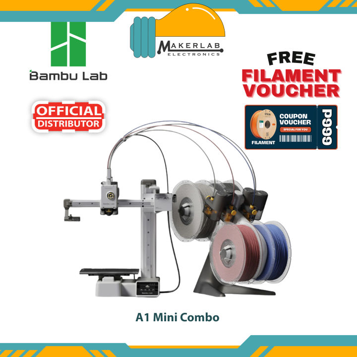 Bambu Lab A1 Mini Combo Full-auto Calibration. 4-Color Printing with ...