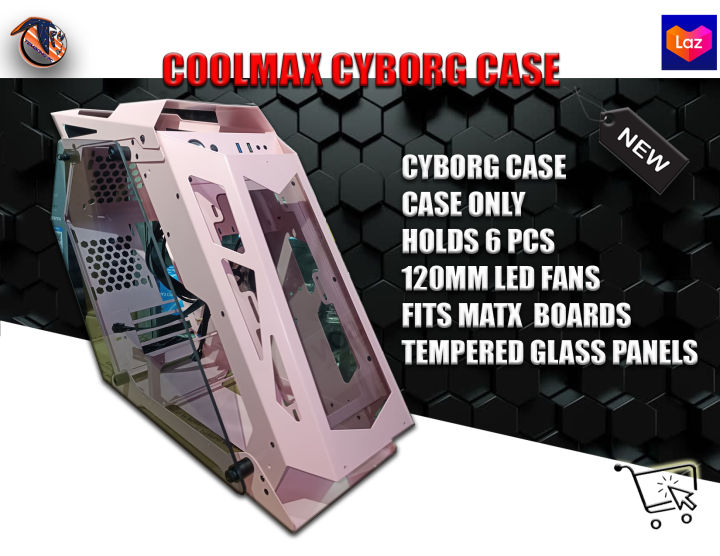 CYBORG GAMING CASE MATX COMPATIBLE | Lazada PH