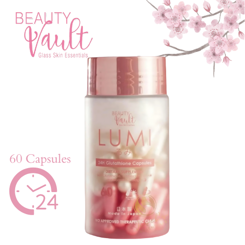 Lumi 24H Skin Whitening Glutathione Capsules by Beauty Vault 60 Capsules 100% ORIGINAL | Lazada PH