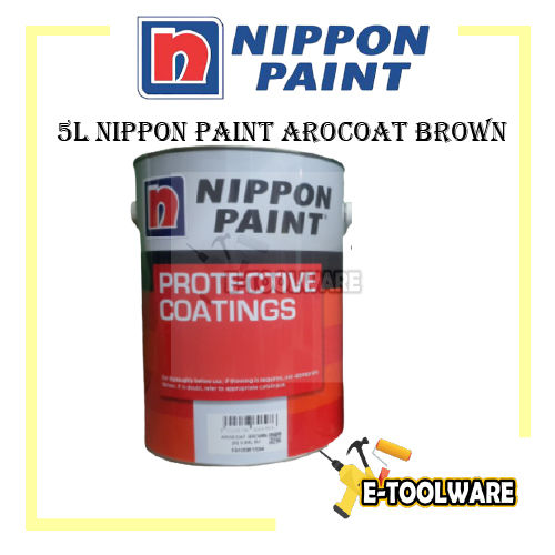 5L Nippon Paint Arocoat Brown And Black | Lazada
