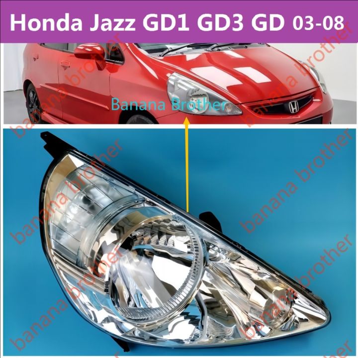 FOR Honda Jazz GD1 GD3 GD 2003-2008 HEADLAMP HEADLIGHT LENS HEAD LAMP ...