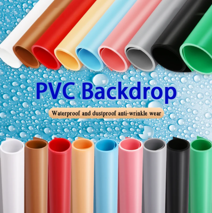 Tenwish PVC Backdrop Dual-sided Matte Anti-wrinkle Photography Backdrop PVC Material Board for ...