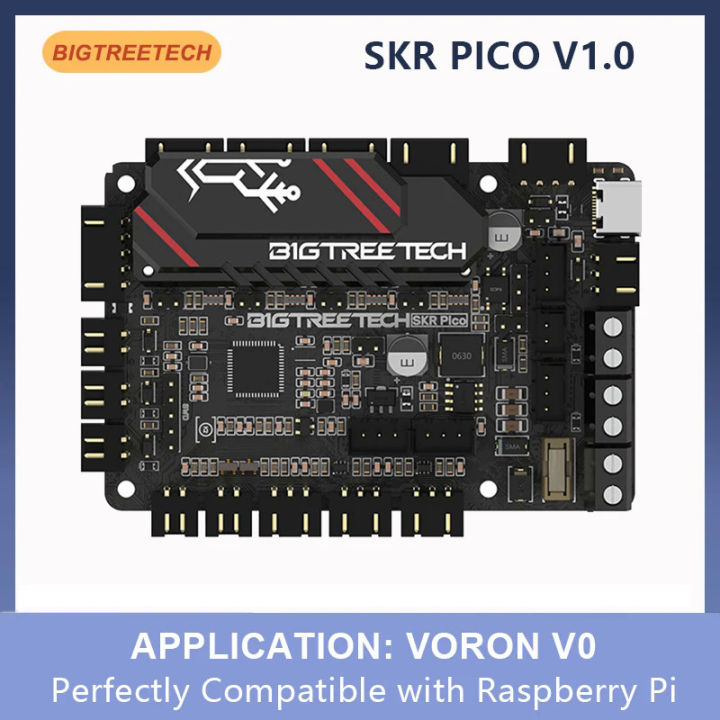 BIGTREETECH BTT SKR PICO V1.0 Motherboard On Board TMC2209 UART MURATA Capacitor for Raspberry ...