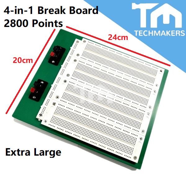 SYB-500 2800 Tie-Point Breadboard Project Board Electronic Experiment ...